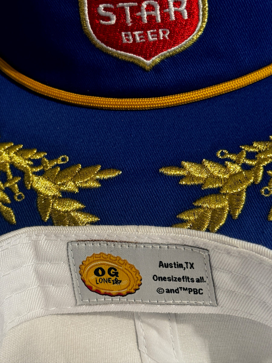 Blue & Gold Lone Star Captain’s Cap – OG Lone Star
