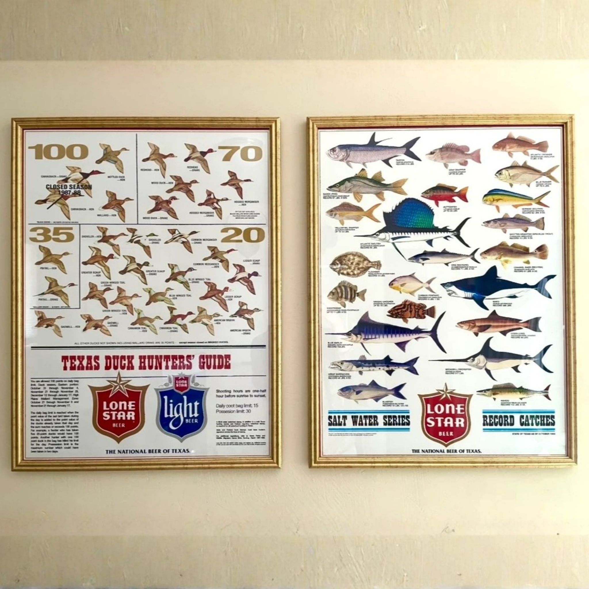 Matching No. Set of Saltwater & Duck Hunters Prints (Free Shipping ...
