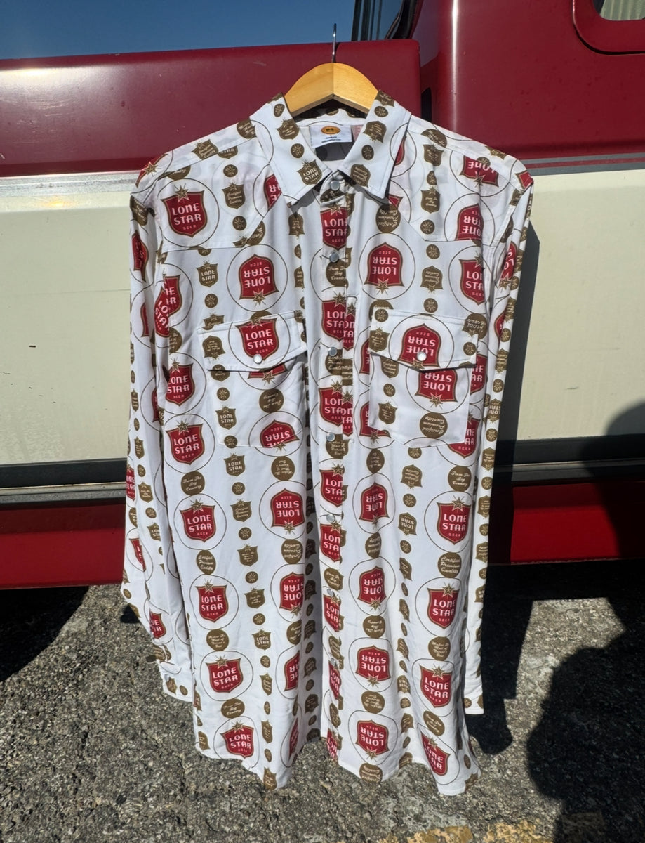 [Preorder] OG Lone Star Beer Long Sleeve Pearl Snap
